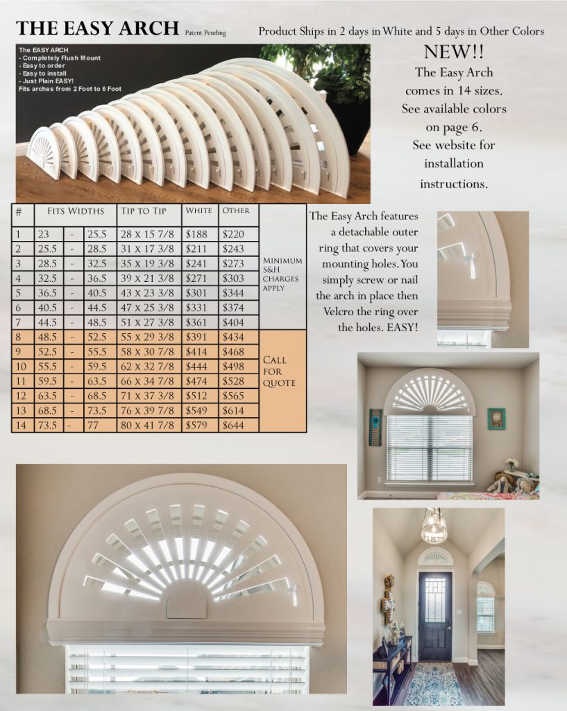 “Quality product made of wood. Stock Easy Arch ships within 2 days ...